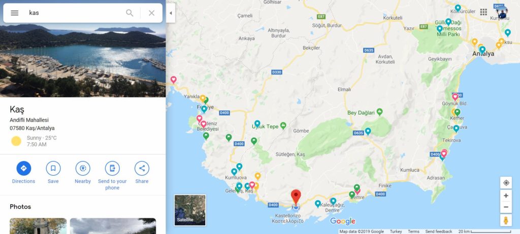 Kas - Turkey - Information - GRANDPAcking