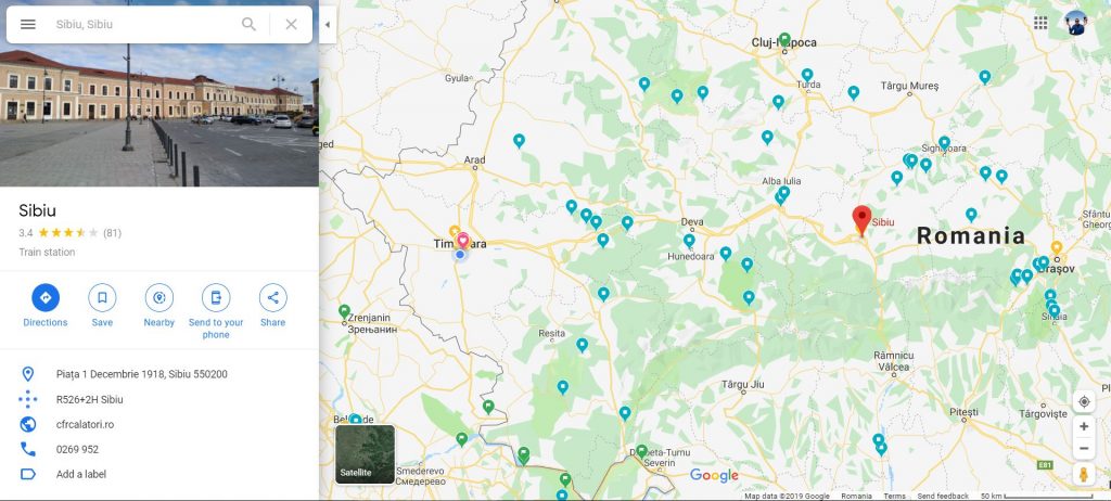 Sibiu - Romania - Information - GRANDPAcking